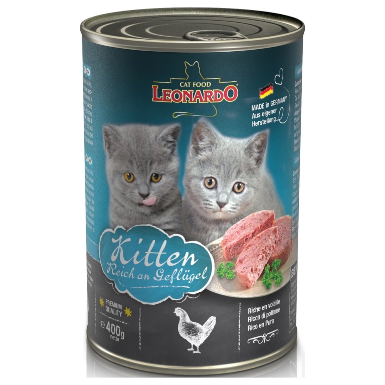 Leonardo Kitten Lata 400g - Familuda
